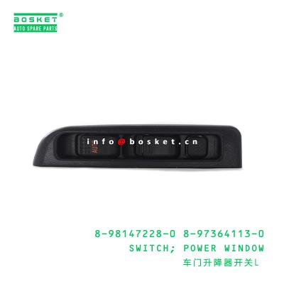 China Power Window Switch 8981472280 8973641130 for ISUZU NKR94 12V 0.14kg for sale