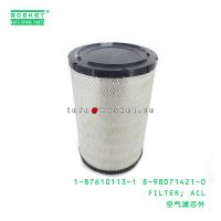 China ISUZU FRR90 FVR34 4H6H Air Clean Filter 1876101131 8980714210 2.1KG for sale