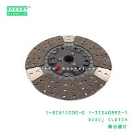 China ISUZU CXZ81K 10PE1 Clutch Plate Replacement 1-87611000-0 1-31240892-1 9.5kg for sale