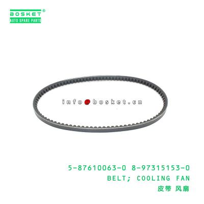 China ISUZU NKR TFR Cooling Fan Belt 5876100630 8973151530 0.154kg 401032000 for sale