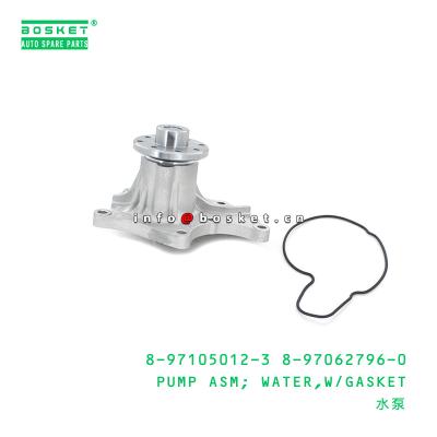 China Water Pump Assembly with Gasket 8971050123 8970627960 for ISUZU NHR NKR NPR 4JH1 4JB1 for sale