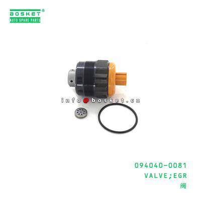 China 094040-0081 EGR Valve for ISUZU 6WG1 Engine 24V Heavy Duty Truck Exhaust Gas Recirculation for sale