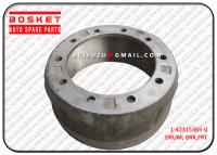 China Isuzu Front Brake Drum 1423153650 10 Holes Replacement for CXZ51K 6WF1 35kg for sale