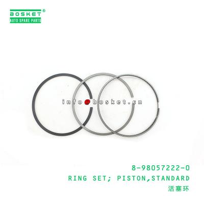 China Standard Piston Ring Set 8-98057222-0 8980572220 for ISUZU XD 4JJ1 Engine for sale