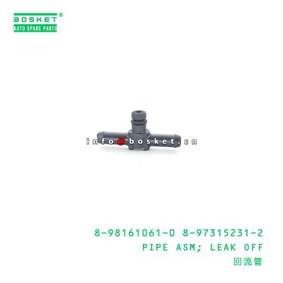 China ISUZU UC 4JJ1 Leak Off Pipe Assembly 8981610610 8973152312 8-98161061-0 for sale