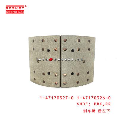 China Rear Brake Shoe 1471703270 1471703260 for ISUZU CXZ51K 6WF1 9.65kg for sale