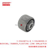 China Floating Link Arm Rubber Bushing with Pin 1534587140 1534383333 for ISUZU CXZ81 10PE1 for sale