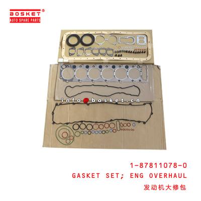 China ISUZU FVR33 6HH1 Engine Overhaul Gasket Set 1-87811078-0 1878110780 2.2kg for sale