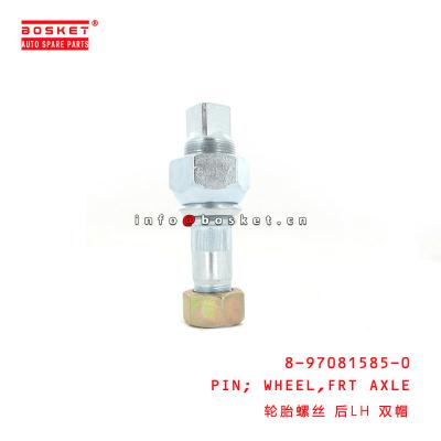 China ISUZU 700P 4HF1 Front Axle Wheel Pin 8-97081585-0 8970815850 0.254kg for sale