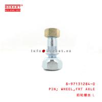 China ISUZU 700P 4HK1 Front Axle Wheel Pin 8-97131284-0 8971312840 for sale