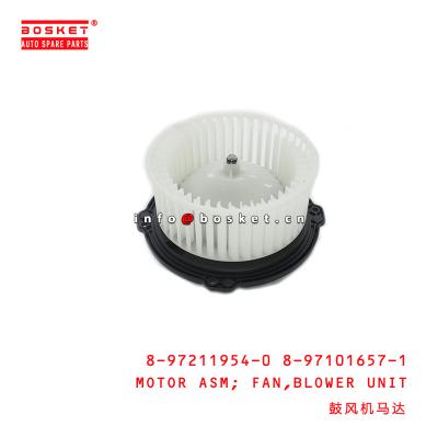 China Blower Unit Fan Motor Assembly 8972119540 8971016571 for ISUZU NKR55 12V 1.5kg for sale