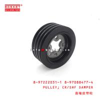 China Crankshaft Damper Pulley 8-97222031-1 8-97088477-4 for ISUZU NPR66 4HF1 Engine for sale