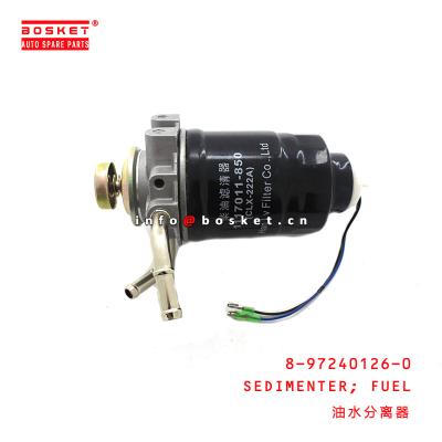 China Fuel Sedimenter 8972401260 8-97240126-0 for ISUZU NKR77 4JH1 Engine for sale