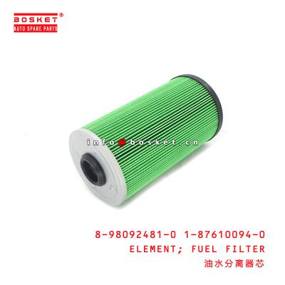 China Fuel Filter Element 8980924810 1876100940 for ISUZU F Series Truck 4HK1 Engine for sale