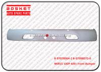 China Isuzu NKR55 4JB1 Front Bumper Assembly 8970789642 White 5.3kg Replacement for sale