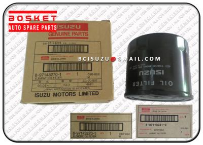 China Isuzu 8971482701 Oil Filter Element for Elf NPR75 NQR75 4HK1 4HF1 4HG1 Engine for sale