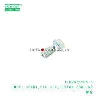 China ISUZU FVR Piston Cooling Oil Jet Joint Bolt 1-09675105-1 1096751051 0.016kg for sale