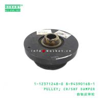 China Crankshaft Damper Pulley 1123712480 8943901681 for ISUZU FSR32 6HE1T 9.6kg for sale