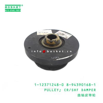 China Crankshaft Damper Pulley 1123712480 8943901681 for ISUZU FSR32 6HE1T 9.6kg for sale