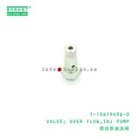China Injection Pump Overflow Valve 1156194960 1-15619496-0 for ISUZU VC46 6WF1 Engine for sale