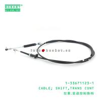China Transmission Control Shift Cable 1336711231 1-33671123-1 for ISUZU FRR FSR for sale