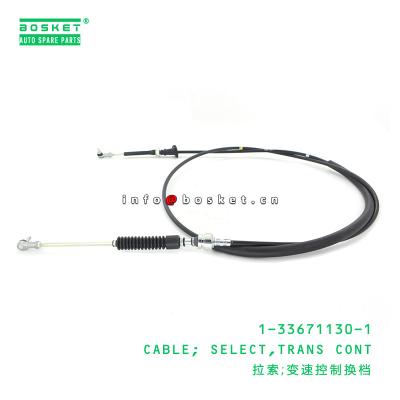 China Transmission Control Select Cable 1-33671130-1 1336711301 for ISUZU FRR FSR 1.26kg for sale