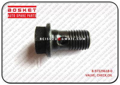 China Isuzu FVR Fsr11 6BD1 Oil Check Valve 8973296180 8-97329618-0 0.015kg for sale