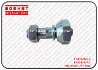 China ISUZU 8943834362 Front Wheel Pin for NPR71 600P 4HG1 4KH1 Truck Chassis Parts for sale
