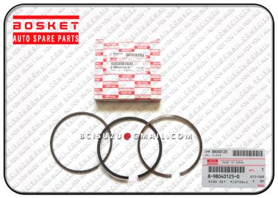 China Isuzu 4HK1 Piston Ring Set 8-97603423-1 8976034231 for XY Truck Engine 0.08kg for sale