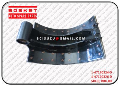 China Isuzu CXZ51K 6WF1 Rear Brake Shoe Assembly 1-47170324-0 1471703240 9.85kg for sale