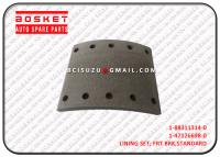 China Isuzu CXZ51K 6WF1 Front Brake Lining Set 1883113140 3.7kg for sale