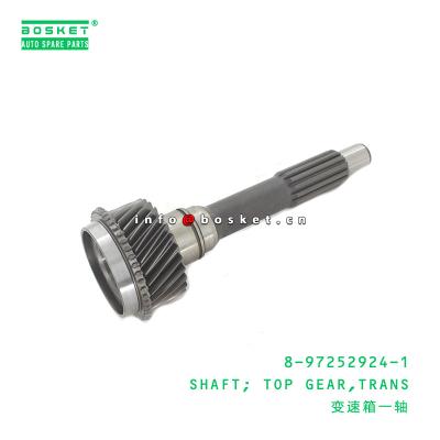 China Transmission Top Gear Shaft 8972529241 8-97252924-1 for ISUZU MYY5T 4JH1 2.5kg for sale