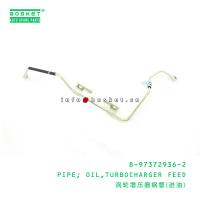 China Turbocharger Feed Oil Pipe 8973729362 8-97372936-2 for ISUZU NPR71 4HG1-T Engine for sale