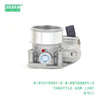 China Interior Throttle Assembly 8975193010 8981008913 for ISUZU NPR 4JJ1T Engine for sale