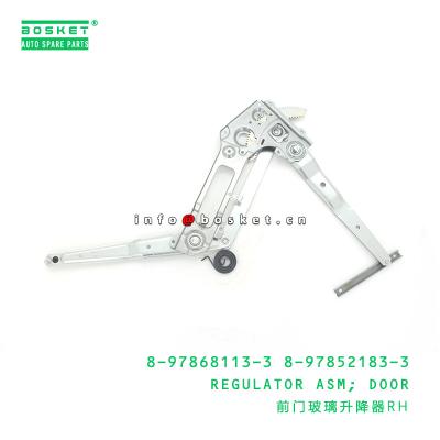 China Door Regulator Assembly 8978681133 8978521833 for ISUZU NKR77 4JH1 1.77kg for sale