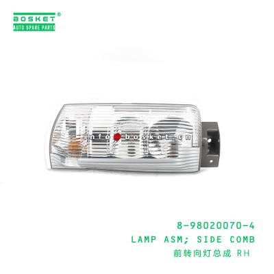 China ISUZU Side Combination Lamp Assembly 8980200704 8-98020070-4 for NKR85 4JJ1 for sale