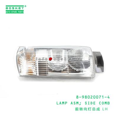 China ISUZU NKR85 4JJ1-T Side Combination Lamp Assembly 8980200714 8-98020071-4 for sale