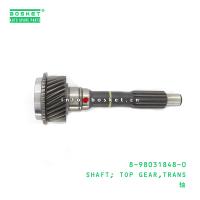 China Transmission Top Gear Shaft 8980318480 8-98031848-0 for ISUZU NMR 2.5kg for sale