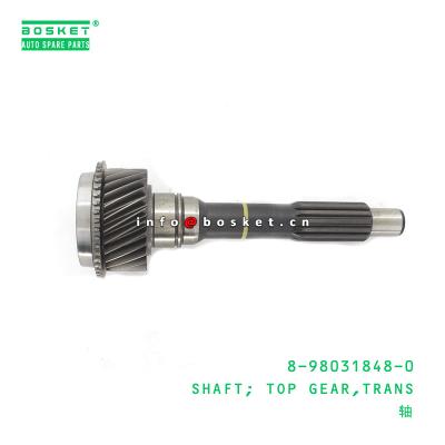 China Transmission Top Gear Shaft 8980318480 8-98031848-0 for ISUZU NMR 2.5kg for sale
