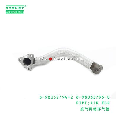 China Air EGR Pipe 8980327942 8980327950 for ISUZU NPR 0.76kg Net Weight for sale