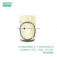 China Fuel Filter Element Kit 8980959830 5876102200 for ISUZU R90T NPR75 4HK1 0.7kg for sale