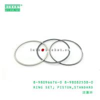 China Standard Piston Ring Set 8980966760 8980825380 for ISUZU 4JJ1-T 4JK1-T Engine for sale
