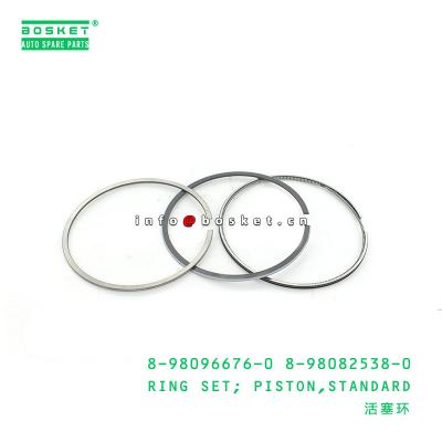China Standard Piston Ring Set 8980966760 8980825380 for ISUZU 4JJ1-T 4JK1-T Engine for sale