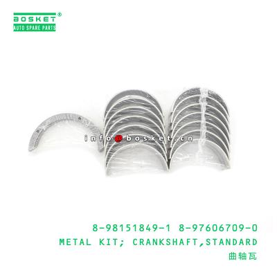 China Standard Crankshaft Metal Kit 8981518491 8976067090 for ISUZU CYZ52 6WG1T Engine 2.35kg for sale