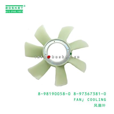 China ISUZU NPR 4HK1 Cooling Fan 8981900580 8973673810 1.32kg 12V for sale