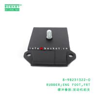 China ISUZU LR Front Engine Foot Rubber 8982313220 8-98231322-0 Engine Mount 1.638kg for sale