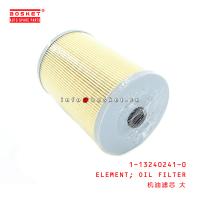 China ISUZU 1-13240241-0 Oil Filter Element 1132402410 for CXZ51K VC46 6WF1 Engine for sale