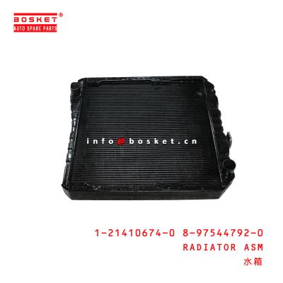 China Isuzu FSR33 Radiator Assembly 1214106740 8975447920 14.1kg Engine Cooling for sale