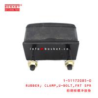 China ISUZU FTR 10PE1 Front Spring U-Bolt Clamp Rubber 1511720850 1.3kg for sale