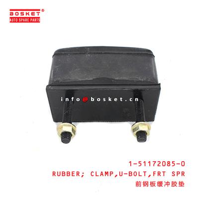 China ISUZU FTR 10PE1 Front Spring U-Bolt Clamp Rubber 1511720850 1.3kg for sale